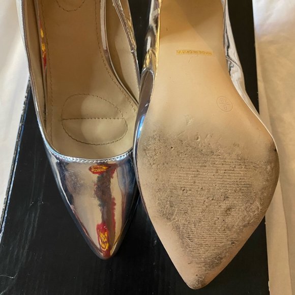 Shiekh | Shoes | Shiekh Metallic Silver Pump Heels Shoes High Heels ...